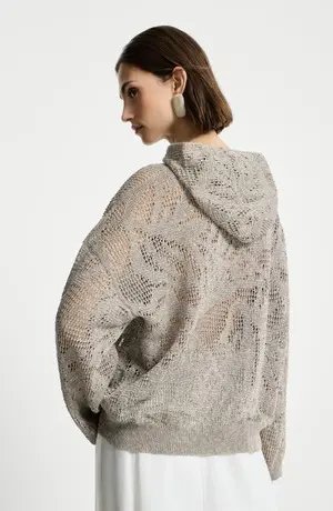 Brunello Cucinelli Water Lilies Knit Sweater