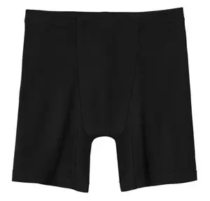 CITY THREADS USA-MADE 100% Organic Cotton Athletic Boxer Briefusa-made - Black