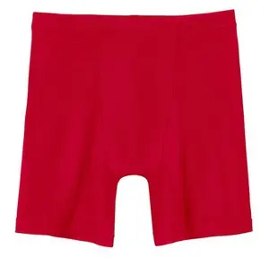CITY THREADS USA-MADE 100% Organic Cotton Athletic Boxer Briefusa-made - Red