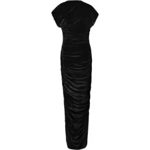 CHUKS COLLINS Angelina Silk Velvet Gown - Black