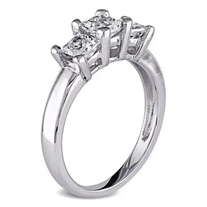 JULIANNA B. 1 Ct. T.w. Diamond Princess 3-stone Ring