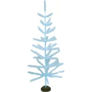 CAROL & FRANK 48" X 16" Pampas Tree Figurines - Blue