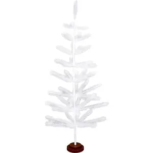 CAROL & FRANK 48" X 16" Pampas Tree Figurines - White