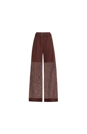 Brunello Cucinelli Textured Pants For Women