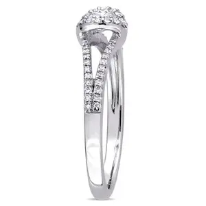 JULIANNA B. Diamond Split Shank Engagement Ring 14k