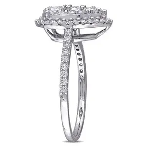 JULIANNA B. 1 Ct. T.w. Diamond Pear Halo Ring