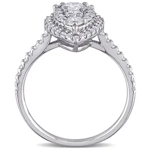 JULIANNA B. 1 Ct. T.w. Diamond Pear Halo Ring