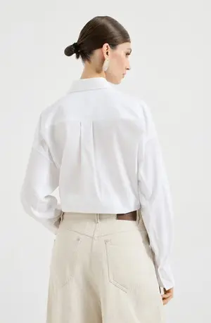 Brunello Cucinelli Crop Shirt