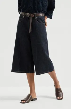 Brunello Cucinelli Denim Shorts For Women