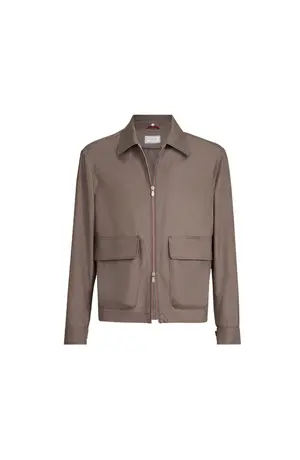 Brunello Cucinelli Unlined Outerwear Jacket - Hazelnut
