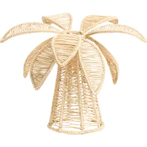 CORO CORA Palm Tree Candle Holder - Small Natural