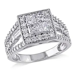 JULIANNA B. 14k Diamond Engagement Ring - 14k White Gold