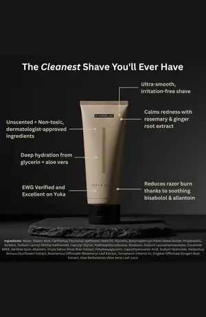 HYGIENELAB Fragrance-free Shave Cream