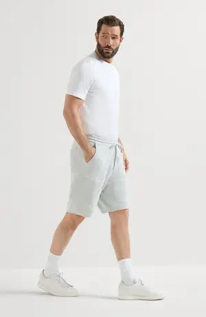 Brunello Cucinelli Knitted Bermuda Shorts - Fog