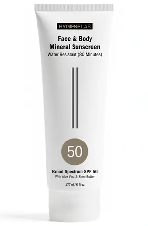 HYGIENELAB Fragrance-free Mineral Spf 50 Face & Body Sunscreen - Neatral