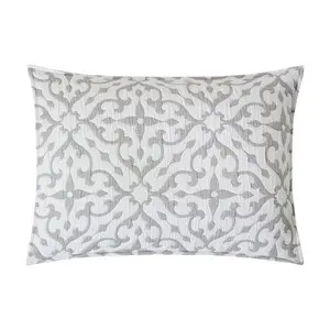 C&F HOME Medallion Jacquard Cotton Cover Quilt Set Reversible And Machine Washable