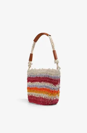 SCALPERS Raf Cube Raffia Bag