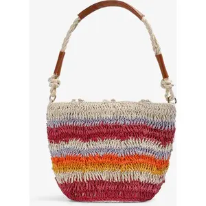 SCALPERS Raf Cube Raffia Bag