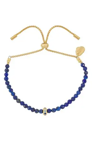Estée Lauder Amelia Lapis Lazuli Slider Bracelet - Gold