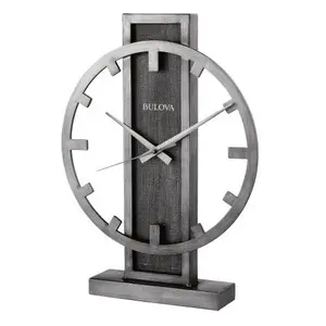 BULOVA CLOCKS Streak Tabletop Clock - Silver