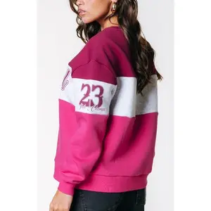 COLOURFUL REBEL Logo Colorblock Boxy Sweatshirt