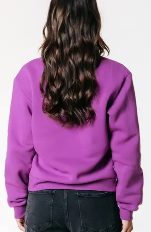 COLOURFUL REBEL Logo Relaxed Fit Sweatshirt - Violet Pink