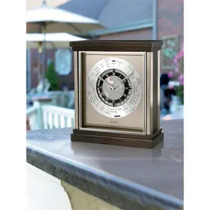 BULOVA CLOCKS Wyndmere World Time Table Clock