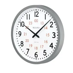 BULOVA CLOCKS Atomic Analog Wall Clock