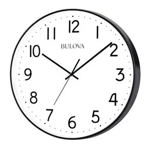 BULOVA CLOCKS Office Mate 16" Diameter Wall Quartz Clock