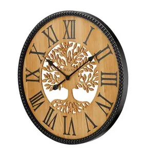 BULOVA CLOCKS Orchard Wood Wall Clock