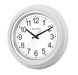 BULOVA CLOCKS Night Vision 10" Diameter Quartz Clock