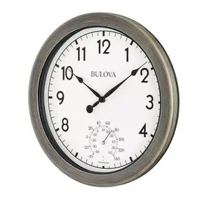 BULOVA CLOCKS Patio Time 11" Diameter Weatherproof Clock