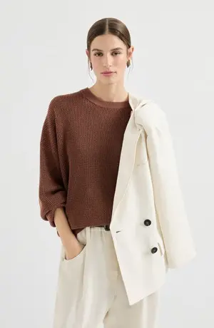 Brunello Cucinelli Sparkling Net Sweater