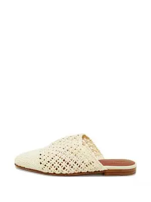 Loro Piana Crochet Flat Mules