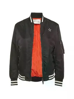 Valentino Garavani Logo-detail Bomber Jacket