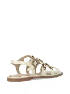 Pinko Buckled Multi-strap Sandals