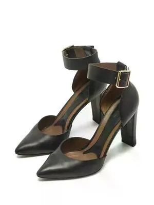 Marni Pointed-toe Buckled Pumps