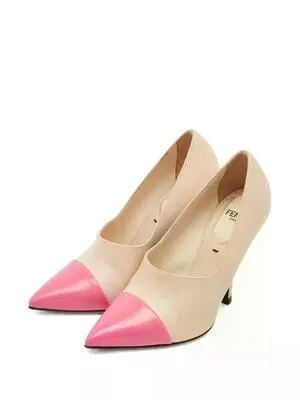 Fendi Leather Pointed Pumps