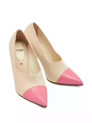 Fendi Leather Pointed Pumps