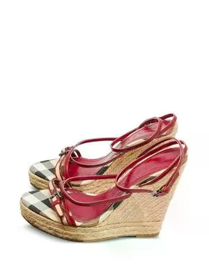 Burberry Strappy Espadrilles