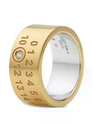 MAISON MARGIELA Numerical Diamond Ring - Gold