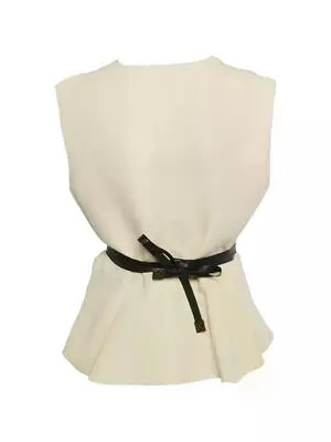 LOUIS VUITTON Belted Sleeveless Top