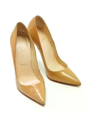 CHRISTIAN LOUBOUTIN Kate Leather Pumps - Neutrals