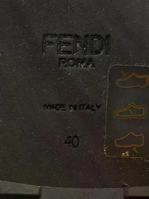 Fendi Zucca Leather Over-the-knee Boots