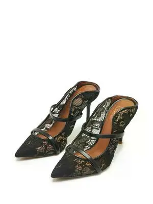 MALONE SOULIERS Lace Leather Sandals