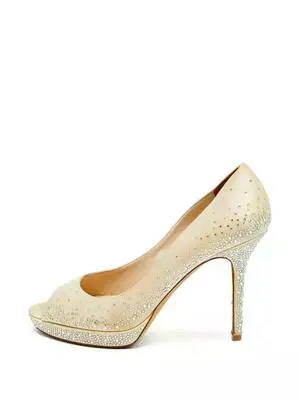 JIMMY CHOO Crystal Embellished Pumps