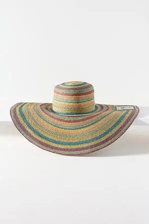 ALEMAIS Floppy Raffia Hat - Multi