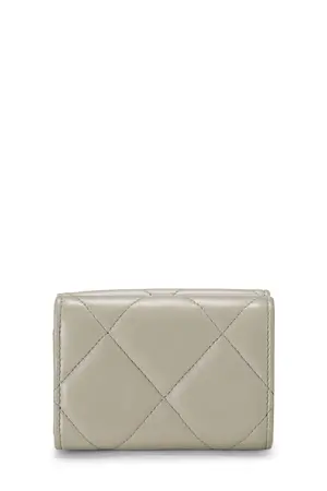 Chanel Quilted Lambskin 19 Compact Wallet
