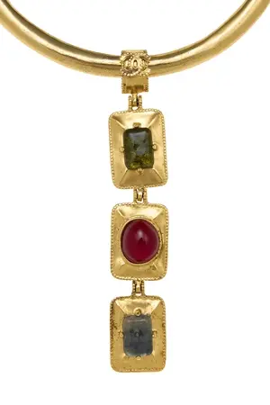 Chanel Vintage -plated Gripoix Choker