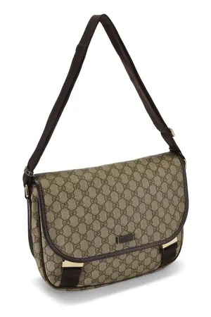 Gucci Gg Supreme Buckle Flap Messenger